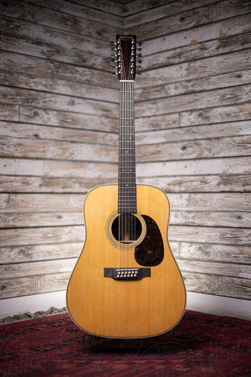 Martin HD12-28 12 String-Acoustic Guitar - Natural – Walt Grace Vintage
