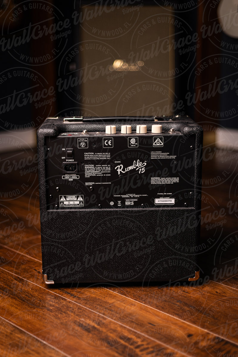 Fender Rumble 15 Bass Combo Amp – Walt Grace Vintage
