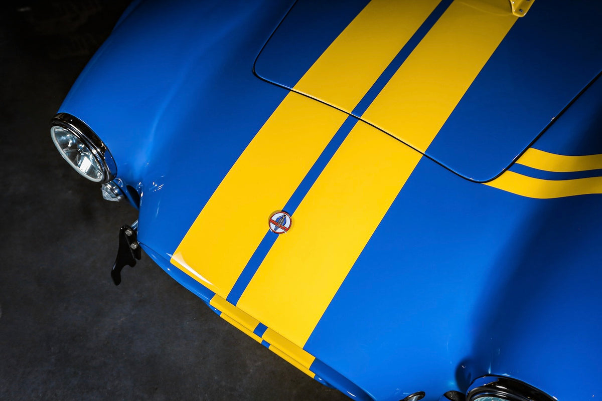 1965 Shelby Cobra Kirkham - Blue and Black | SOLD – Walt Grace Vintage