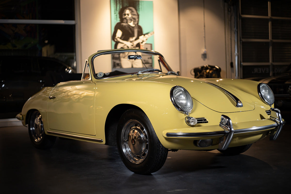 1965 Porsche 356 SC Cabriolet - Champagne Yellow | SOLD – Walt Grace ...